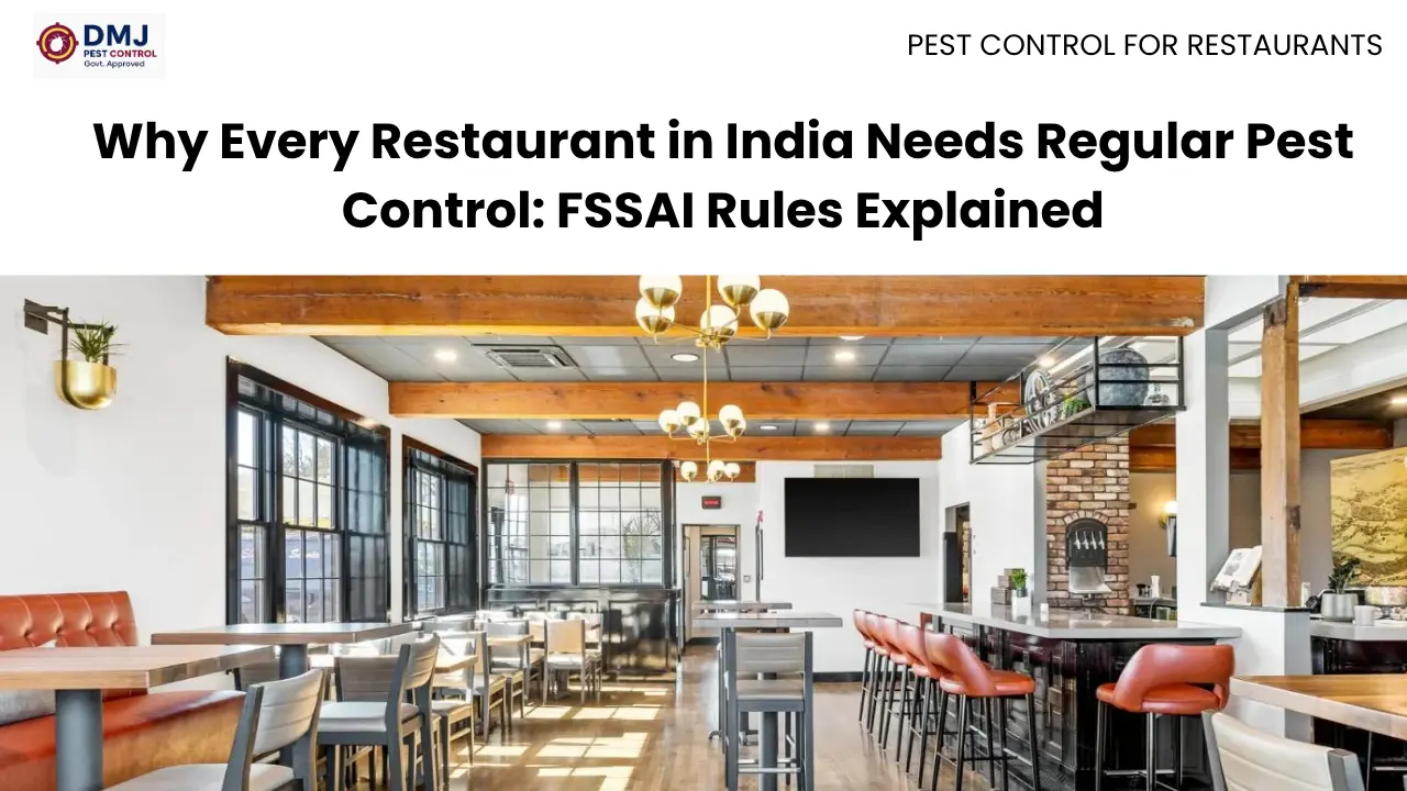 Pest Control for Restaurants – FSSAI Requirements Explained